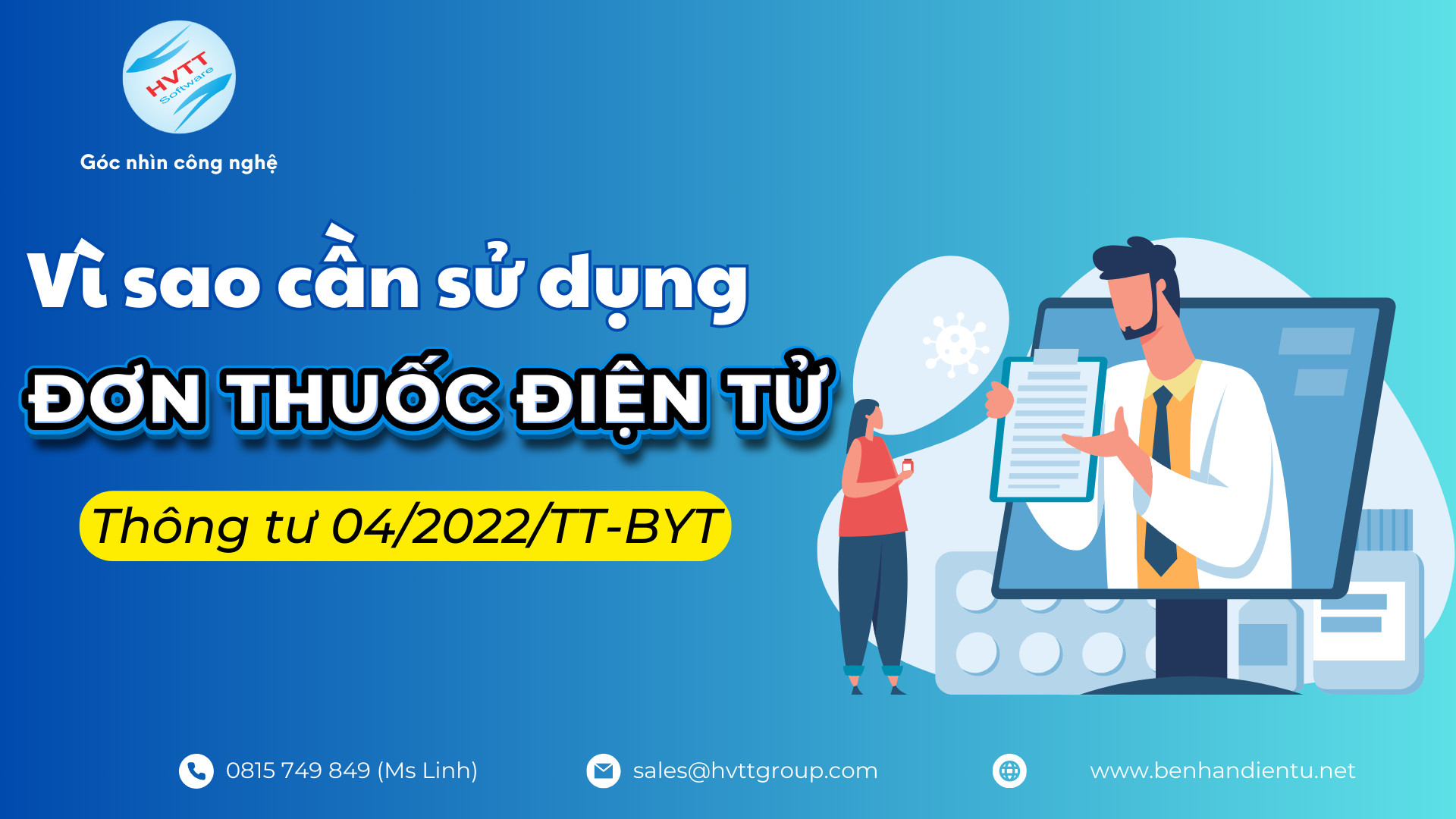 VÌ SAO CẦN SỬ DỤNG ĐƠN THUỐC ĐIỆN TỬ | Bệnh án điện tử
